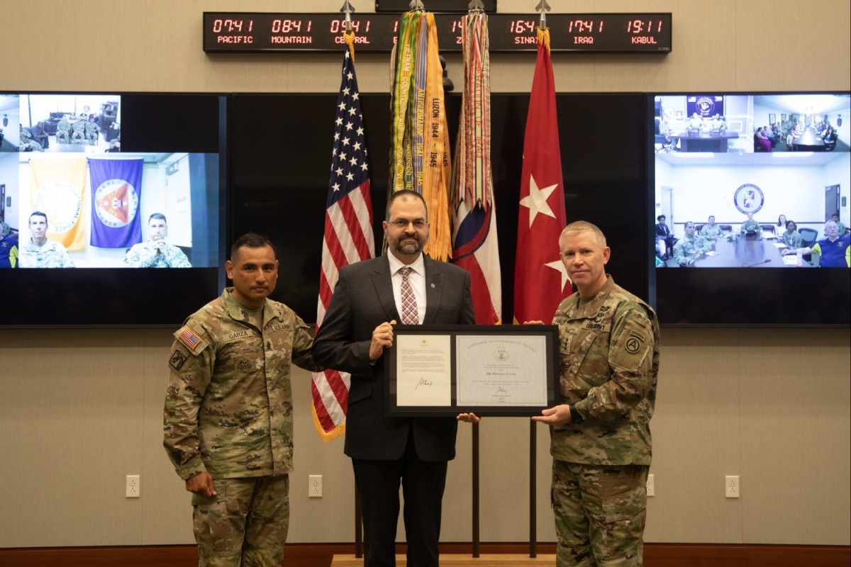 U.S. President recognizes USARCENT Command Historian for volunteer ...