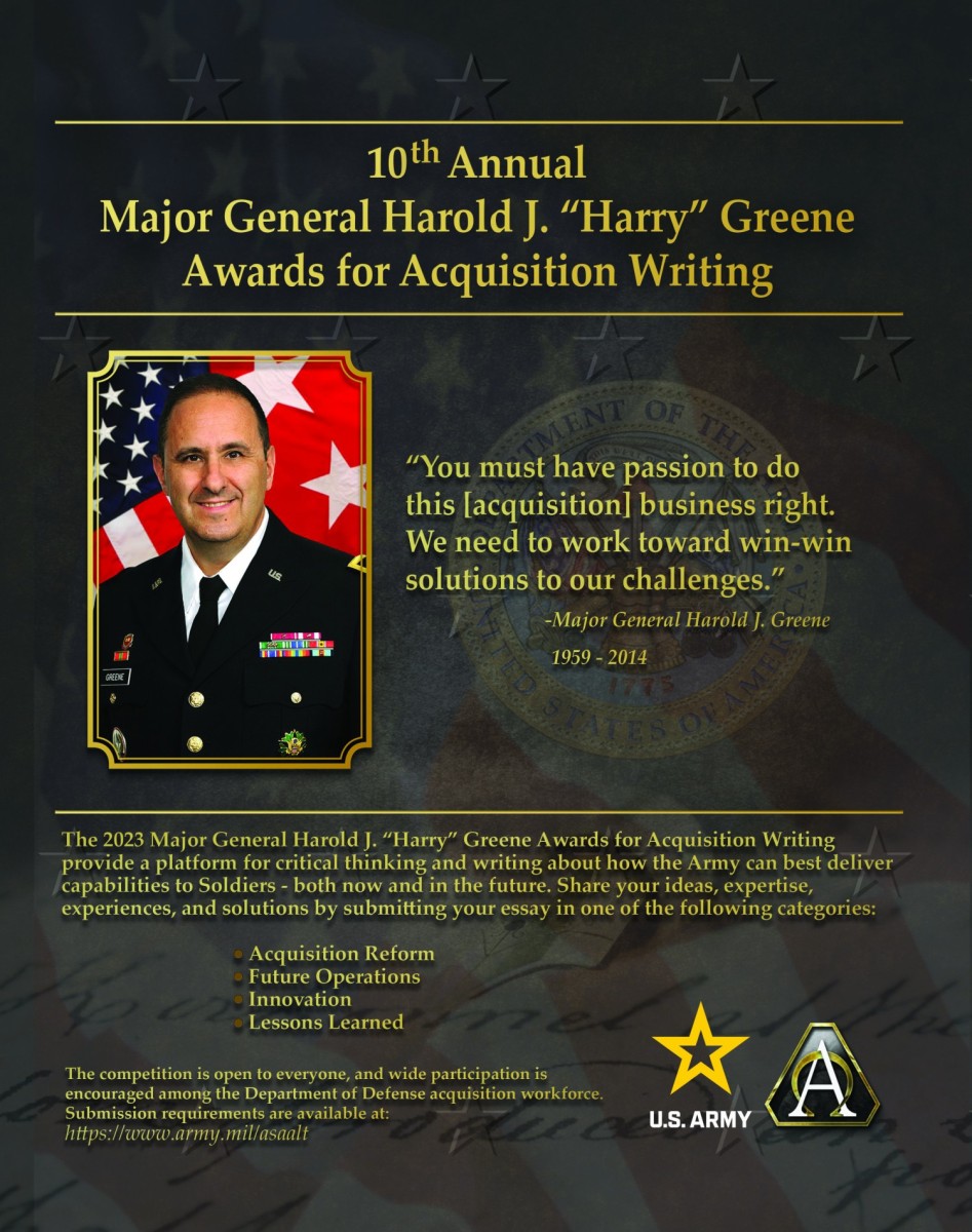 Authors encouraged to participate in the Army acquisition writing ...
