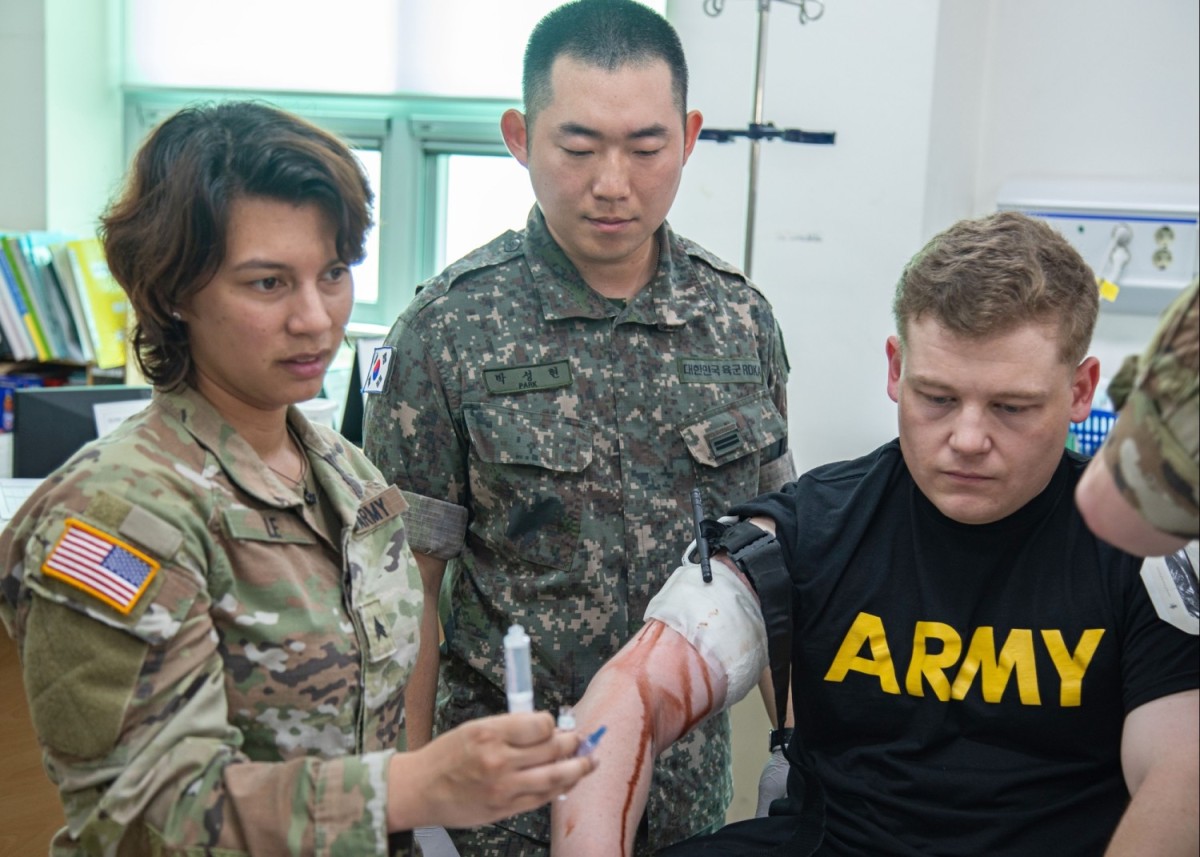 Saving lives together: Eighth Army, ROK Army medics train on trauma ...