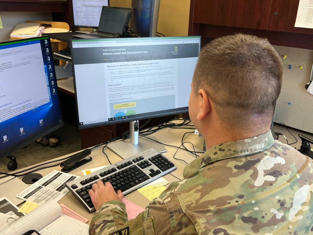 Army National Guard and Army Reserve units welcome Athena leader ...