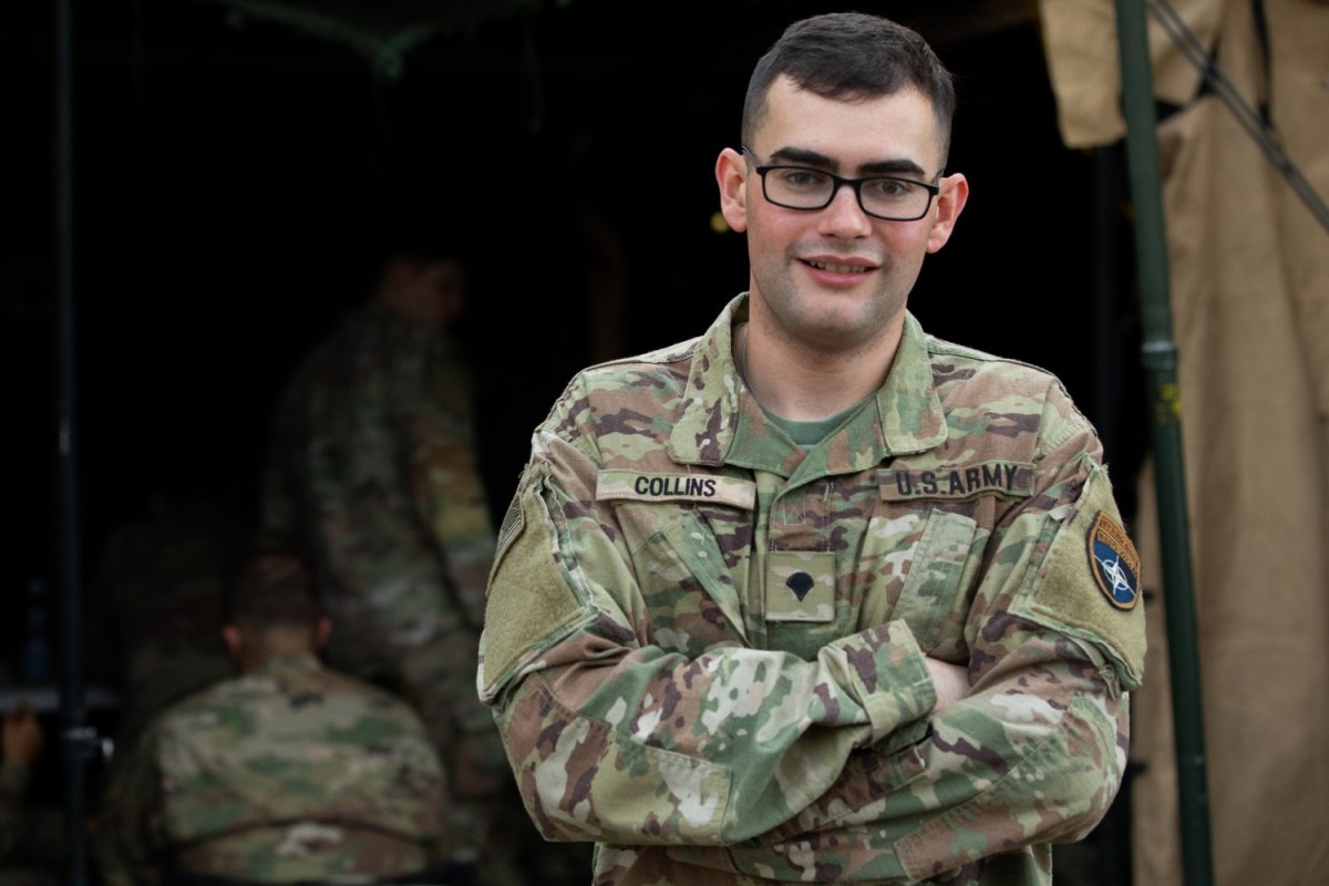 For Task Force Ivy Soldier, language is about connecting to centuries ...