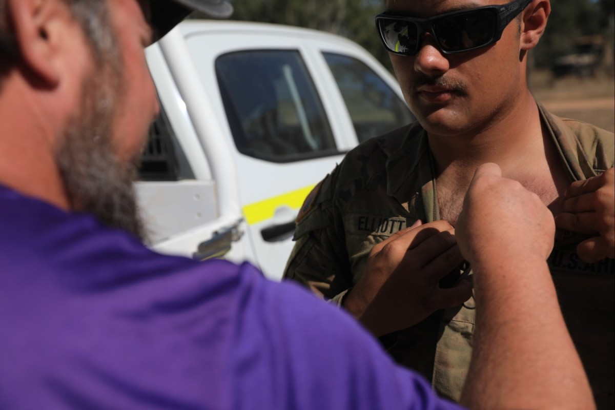 1st Armored Division participates in Talisman Sabre Wearables ...