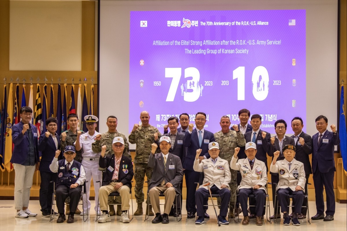 KATUSA soldiers past and present celebrate 73 years serving alongside U ...