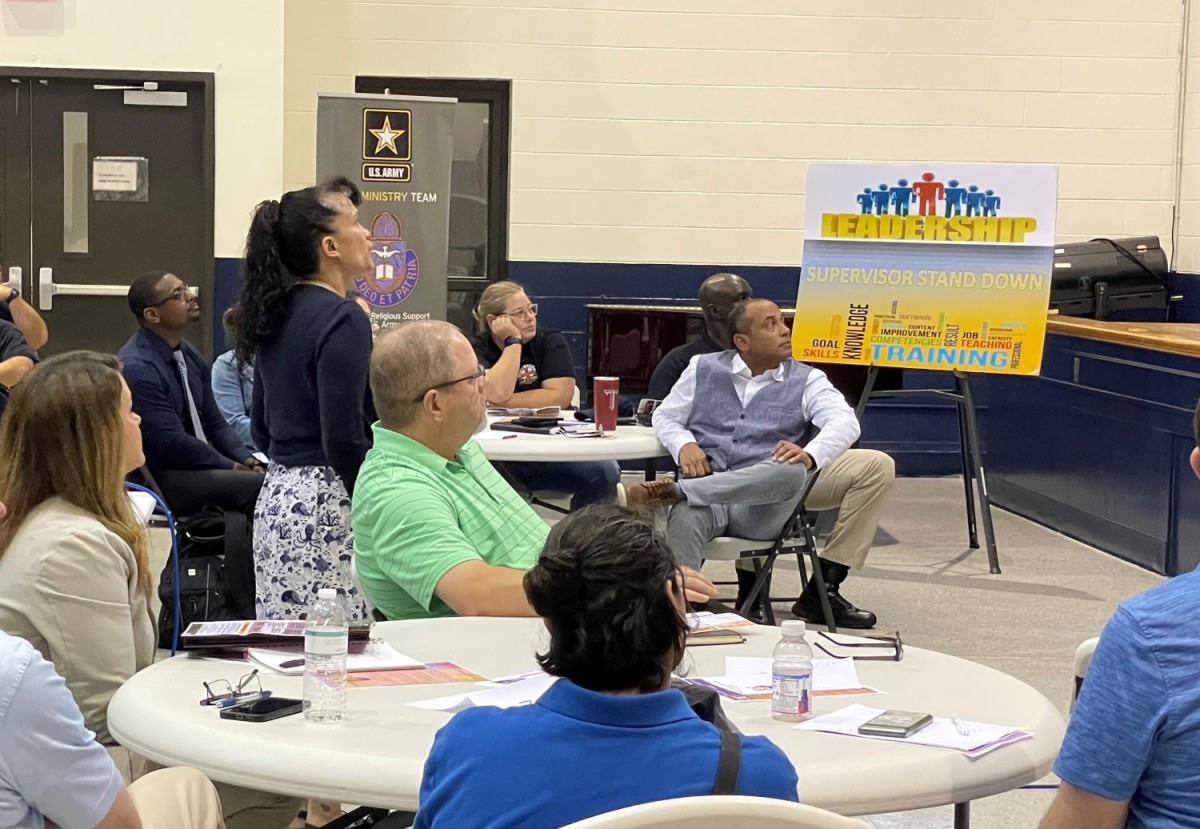 Fort Novosel Supervisor Stand Down Day works to build cohesive garrison ...