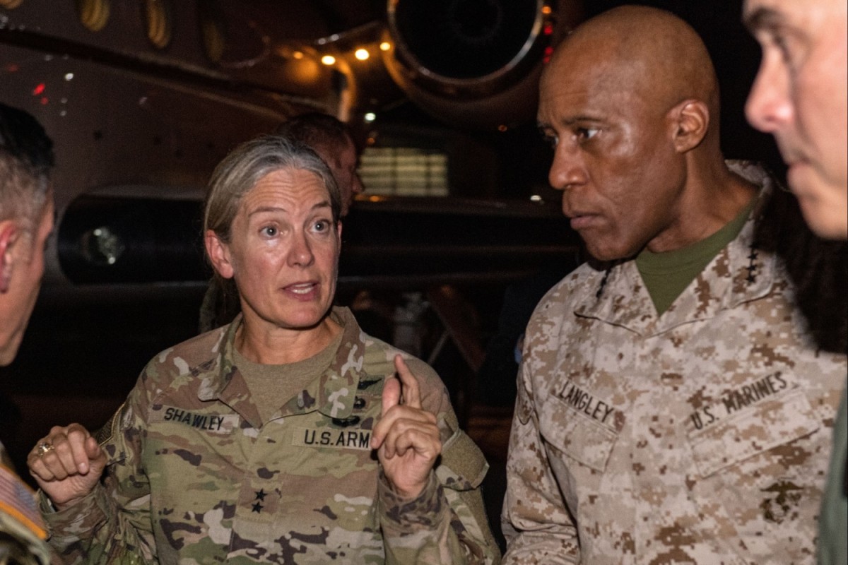 U.S. AFRICOM commander visits CLDJ, patches 218th MEB | Article | The ...