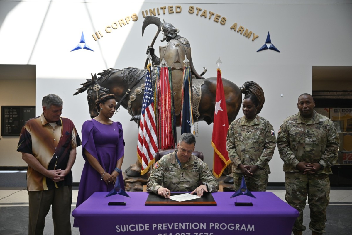 Proclamation signifies Fort Cavazos, III Armored Corps commitment to ...