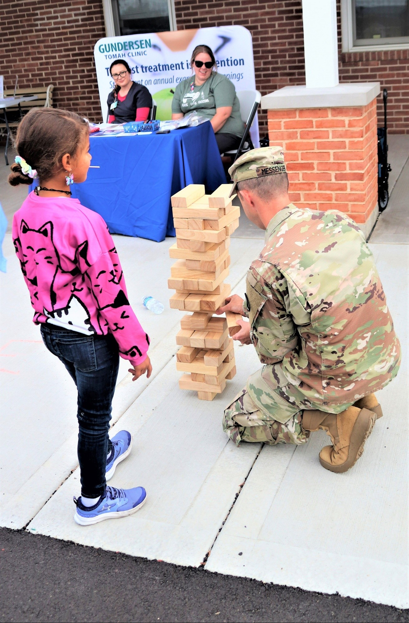 Military, family members enjoy a meal, fun during Military Appreciation ...