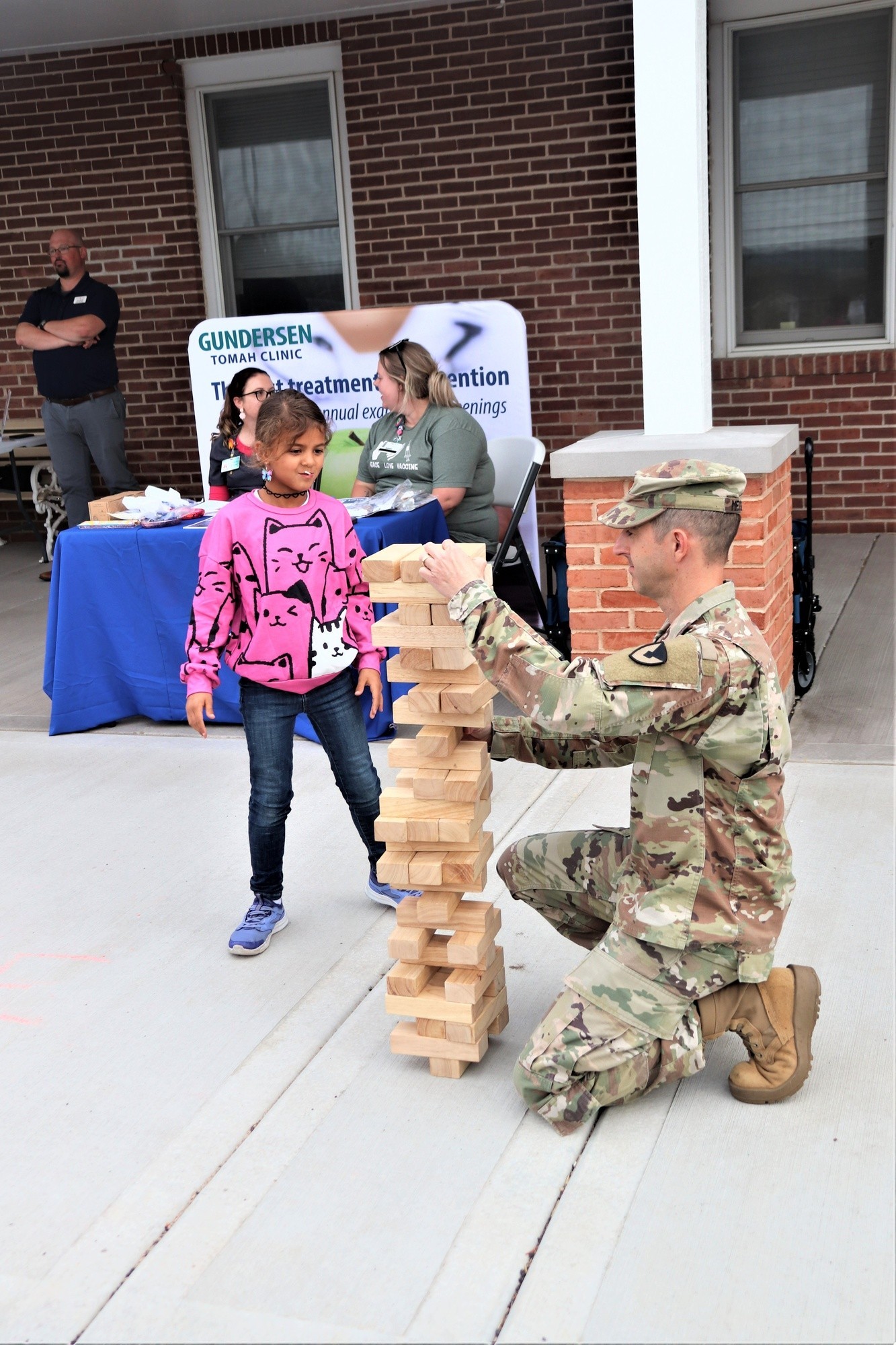 Military, family members enjoy a meal, fun during Military Appreciation ...