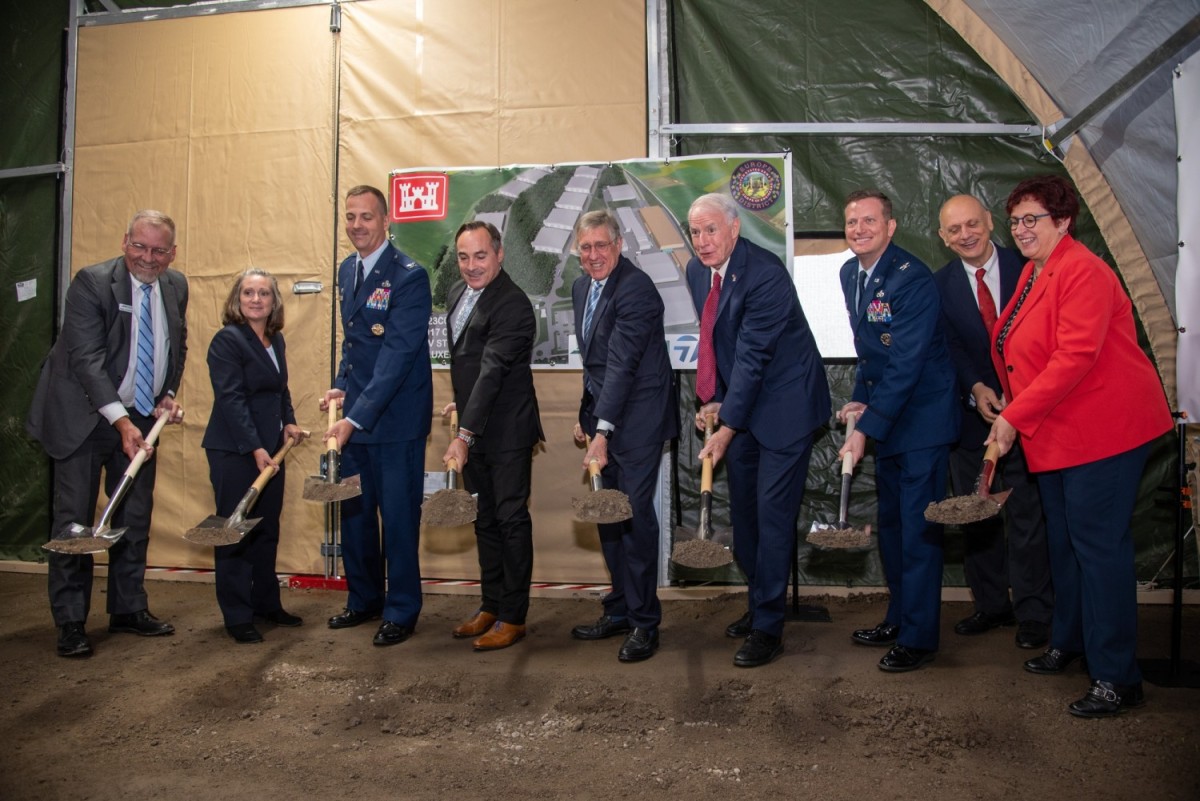 U.S. and Luxembourg officials break ground on $100M Deployable Air Base ...