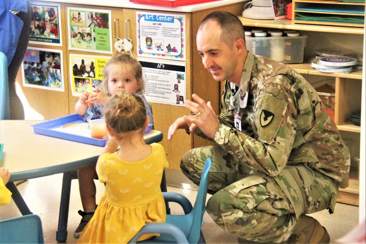 Photo Essay: Garrison commander visits Fort McCoy Child Development ...
