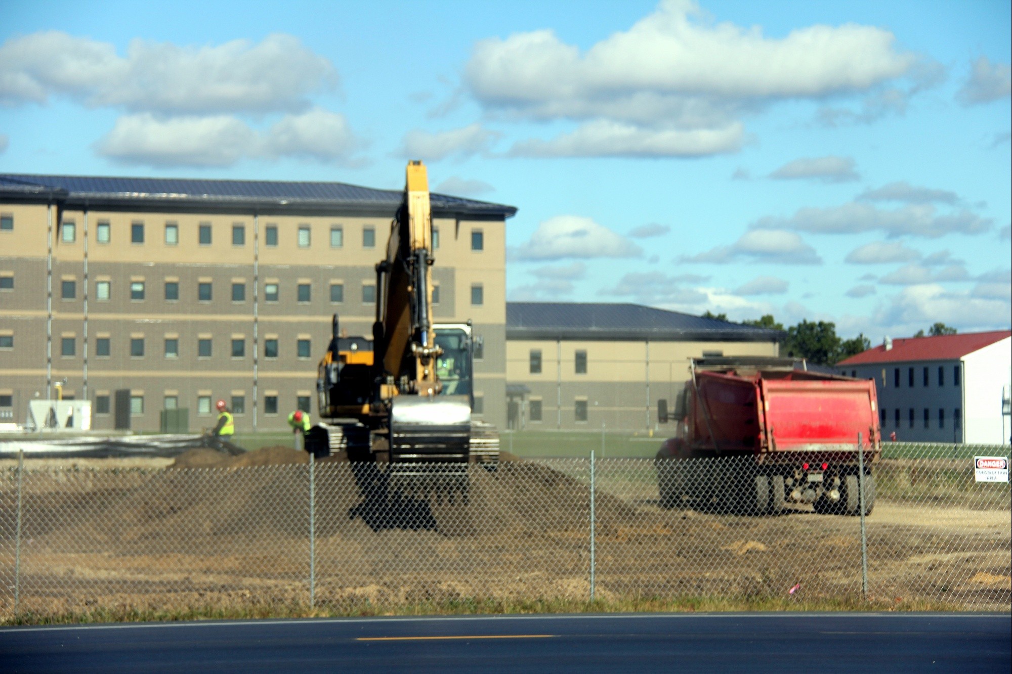 Infrastructure, excavation work underway for construction of third $28. ...