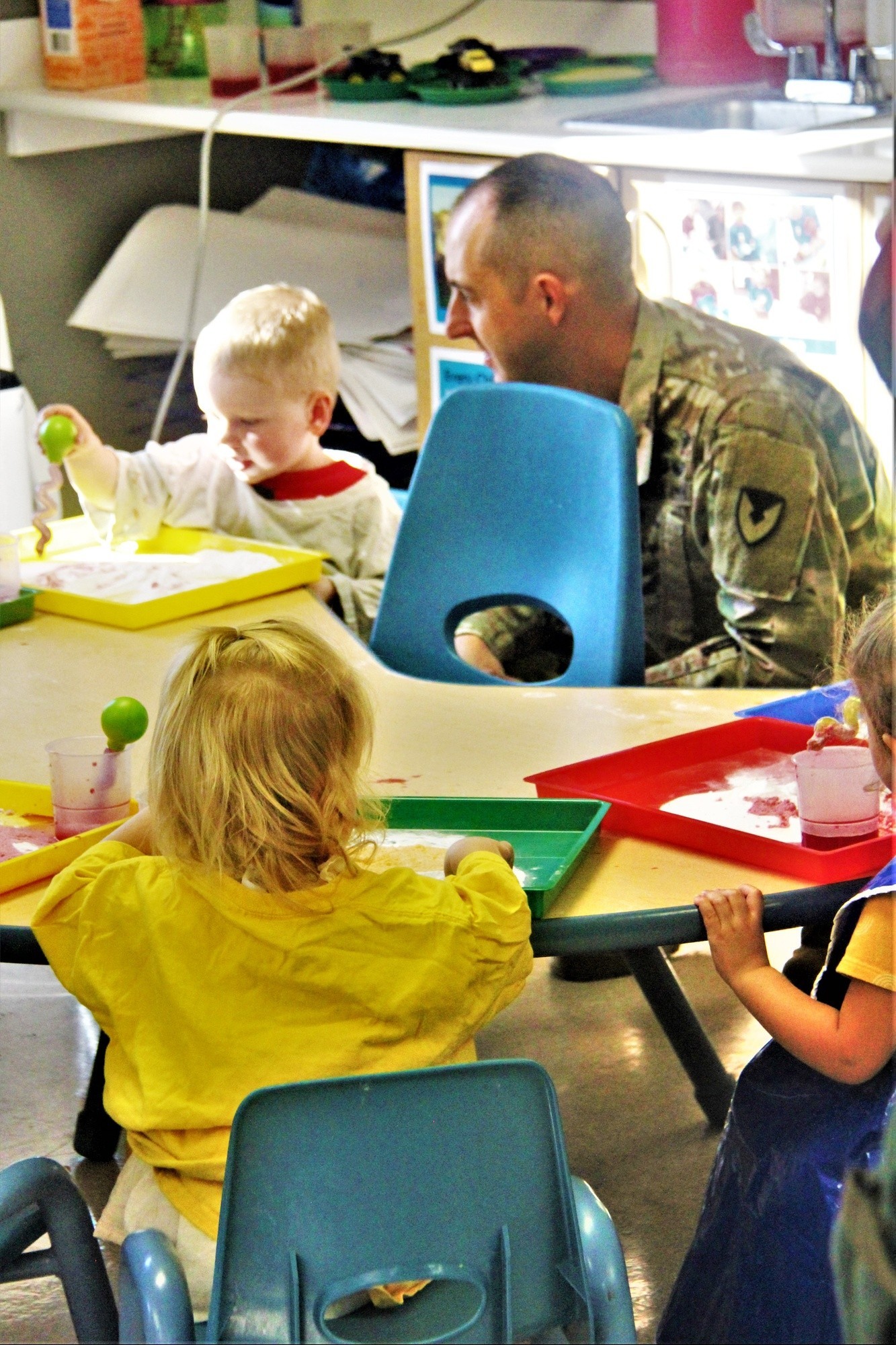 Photo Essay: Garrison commander visits Fort McCoy Child Development ...