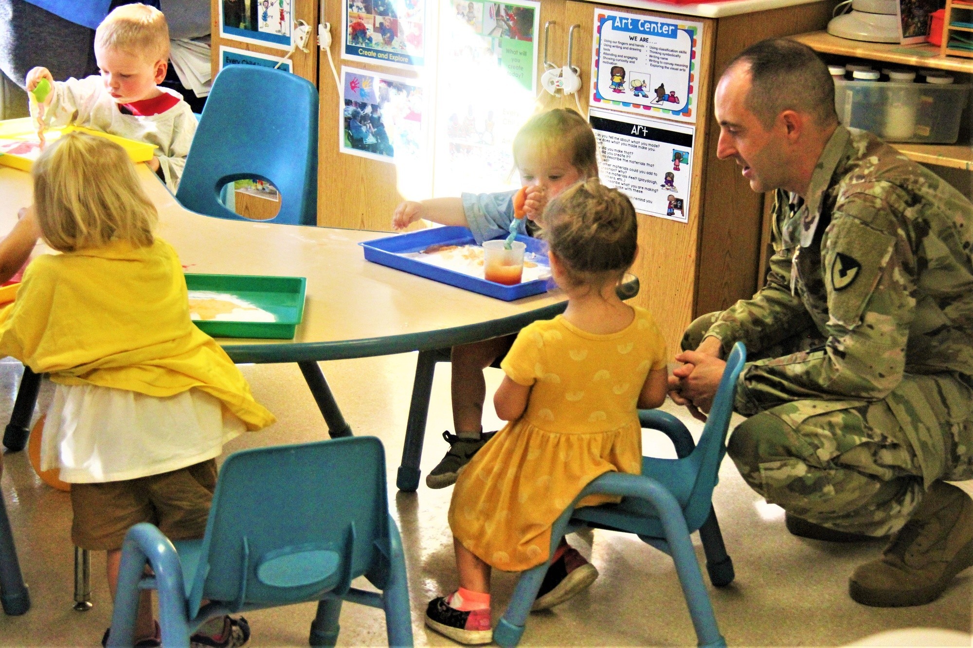 Photo Essay: Garrison commander visits Fort McCoy Child Development ...