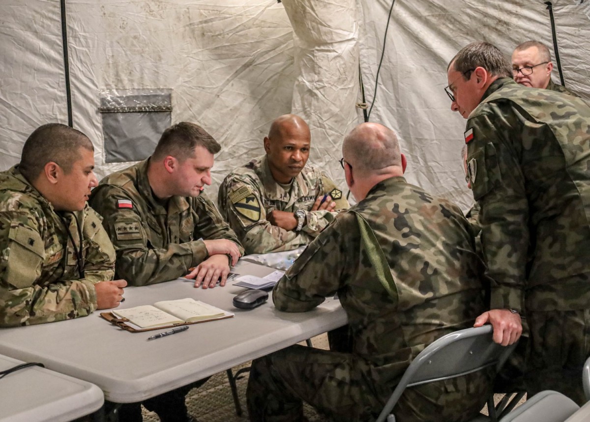 V Corps boosts integration of allied partners during intense CPX ...