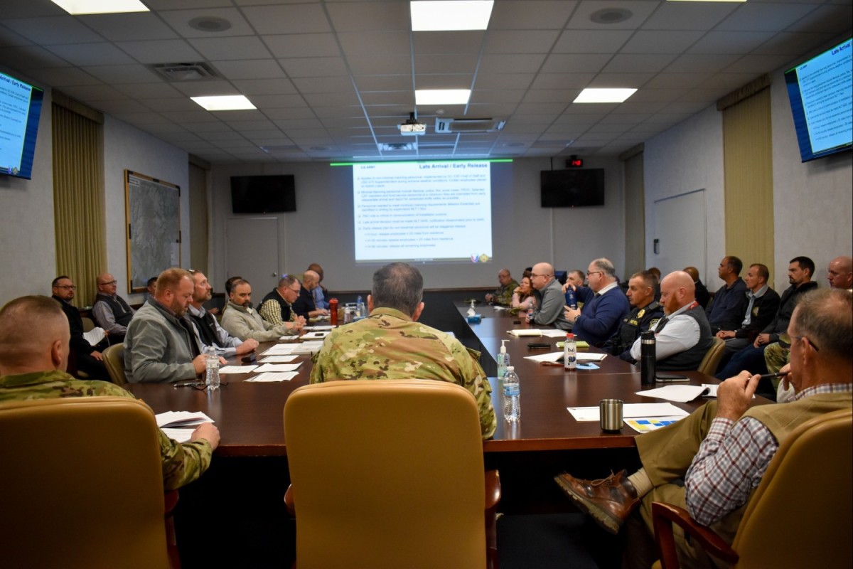 Fort Riley, regional partners conduct severe-weather tabletop exercise ...