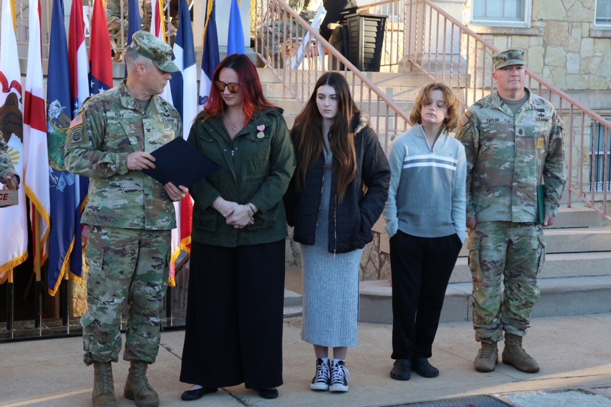 Ceremonial passage of colors: Fort Sill sees transition in senior NCO ...