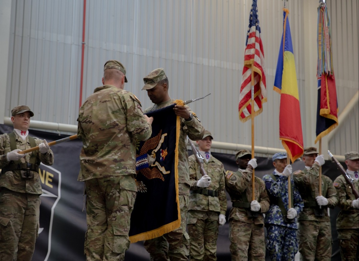 U.S. Army Combat Brigade Teams host transfer of authority ceremony in ...