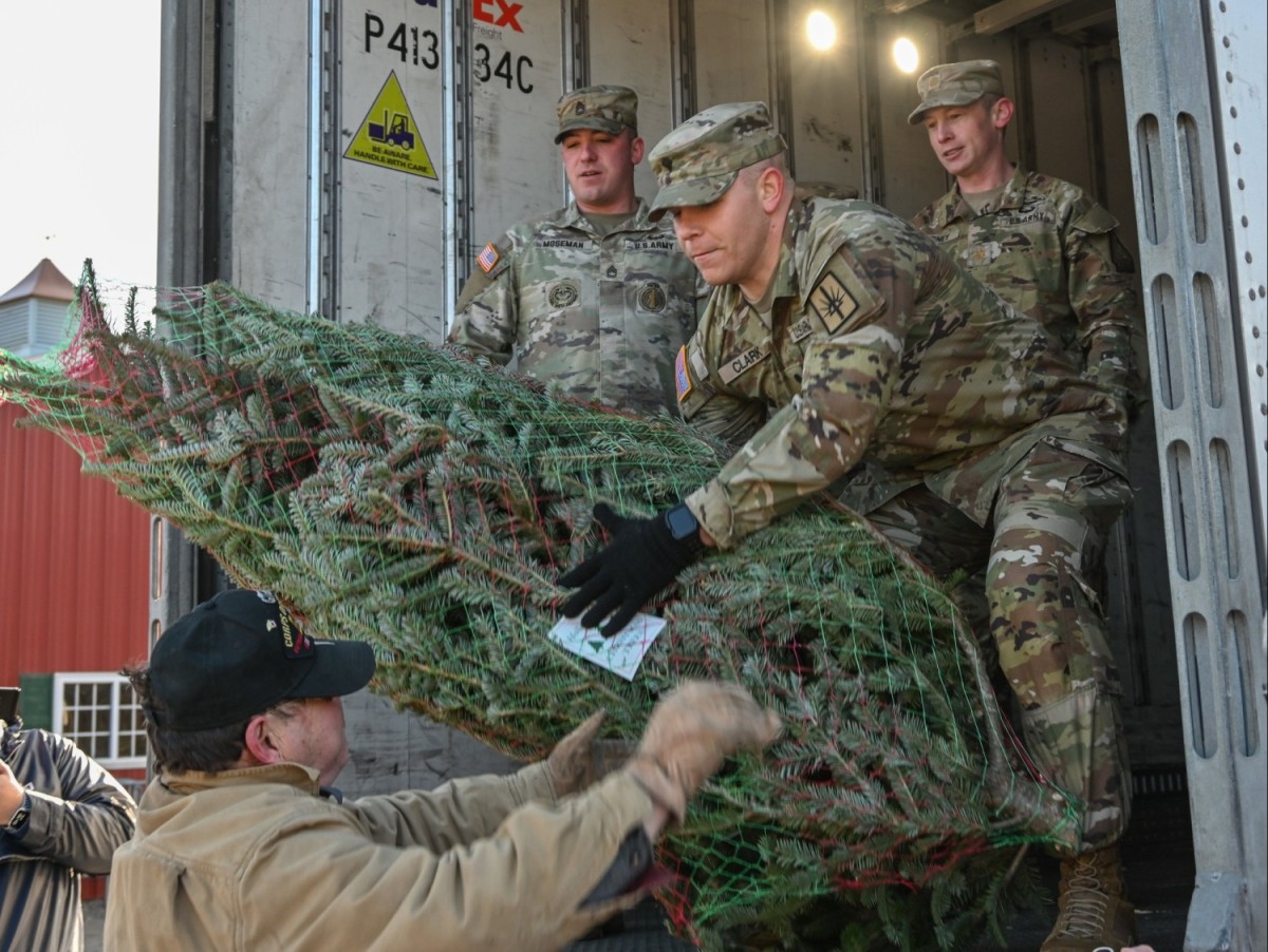 New York National Guard Soldiers support Trees for Troops | Article ...