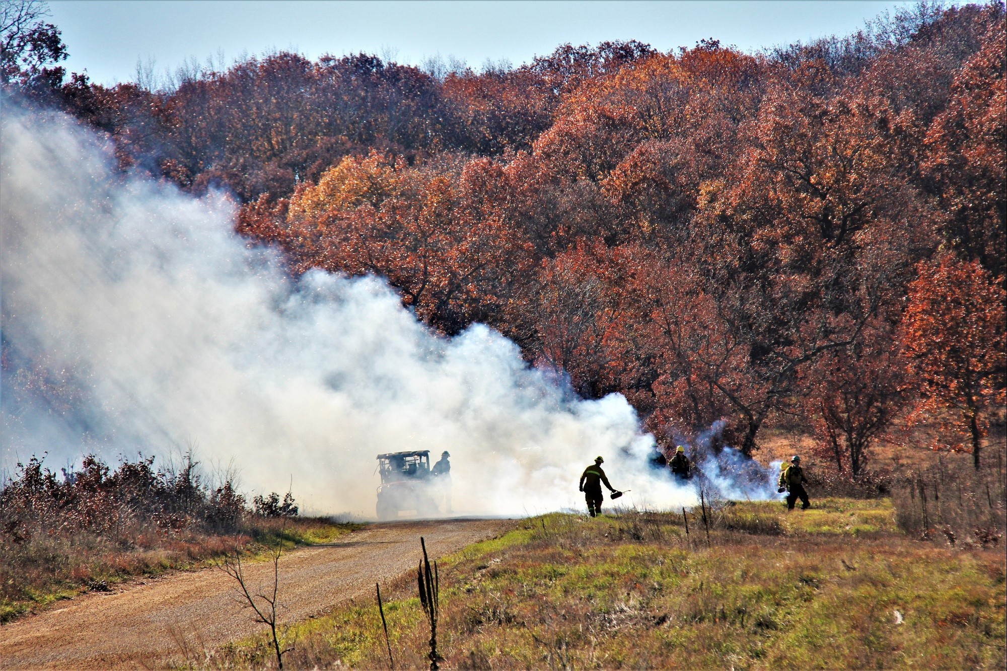 Photo Story: Fort McCoy prescribed burn team manages mid-November ...