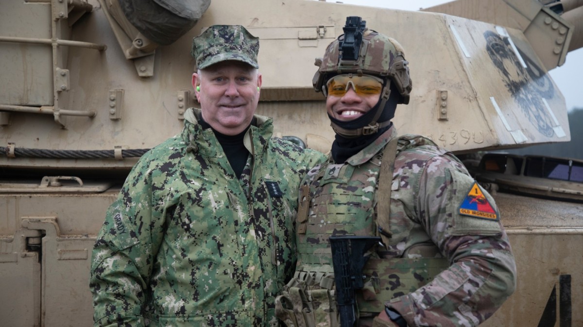 Through the Lens of an Iron Soldier: VCJCS Adm. Grady visits Soldiers ...
