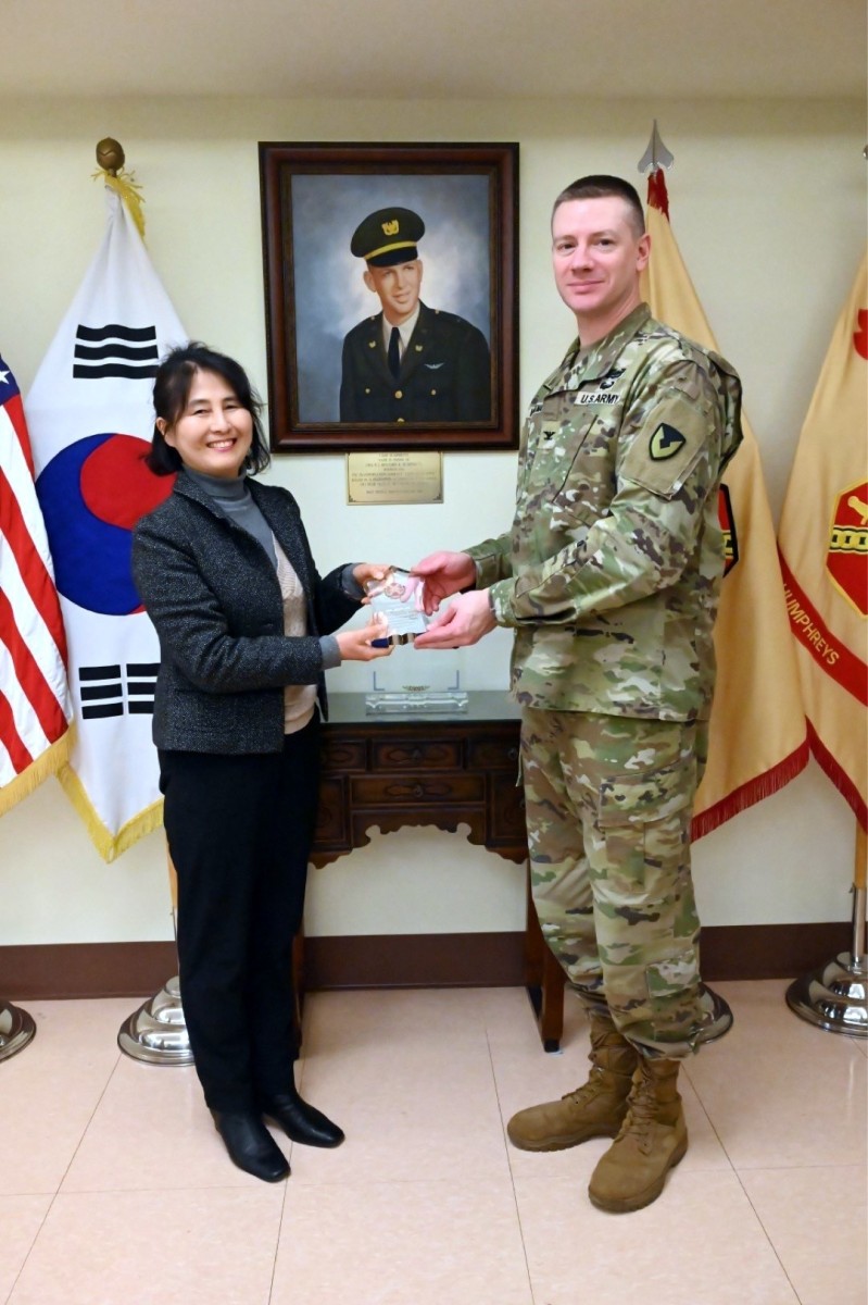 USAG Humphreys shows appreciation to Korea Tourism Organization ...