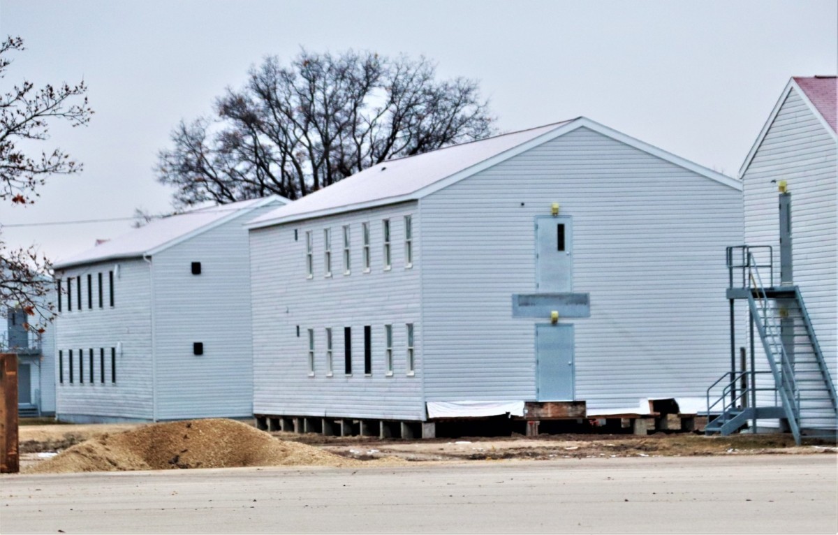 Photo Story: Contractors finish moving World War II-era barracks ...