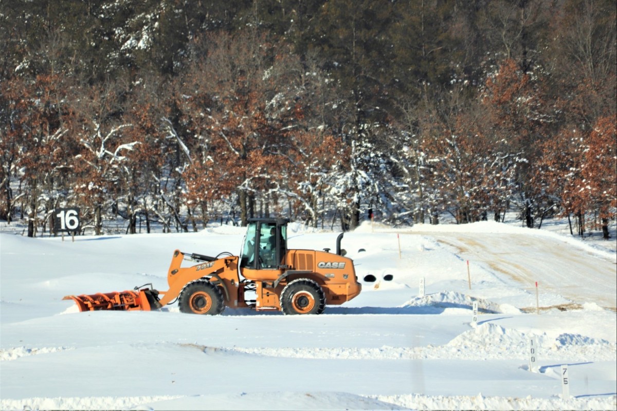 Winter weather hits Fort McCoy with snow, extreme cold in mid-January ...