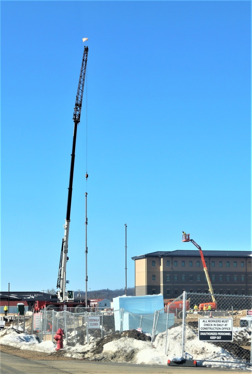 Photo Story: First day of framing for barracks project at Fort McCoy ...