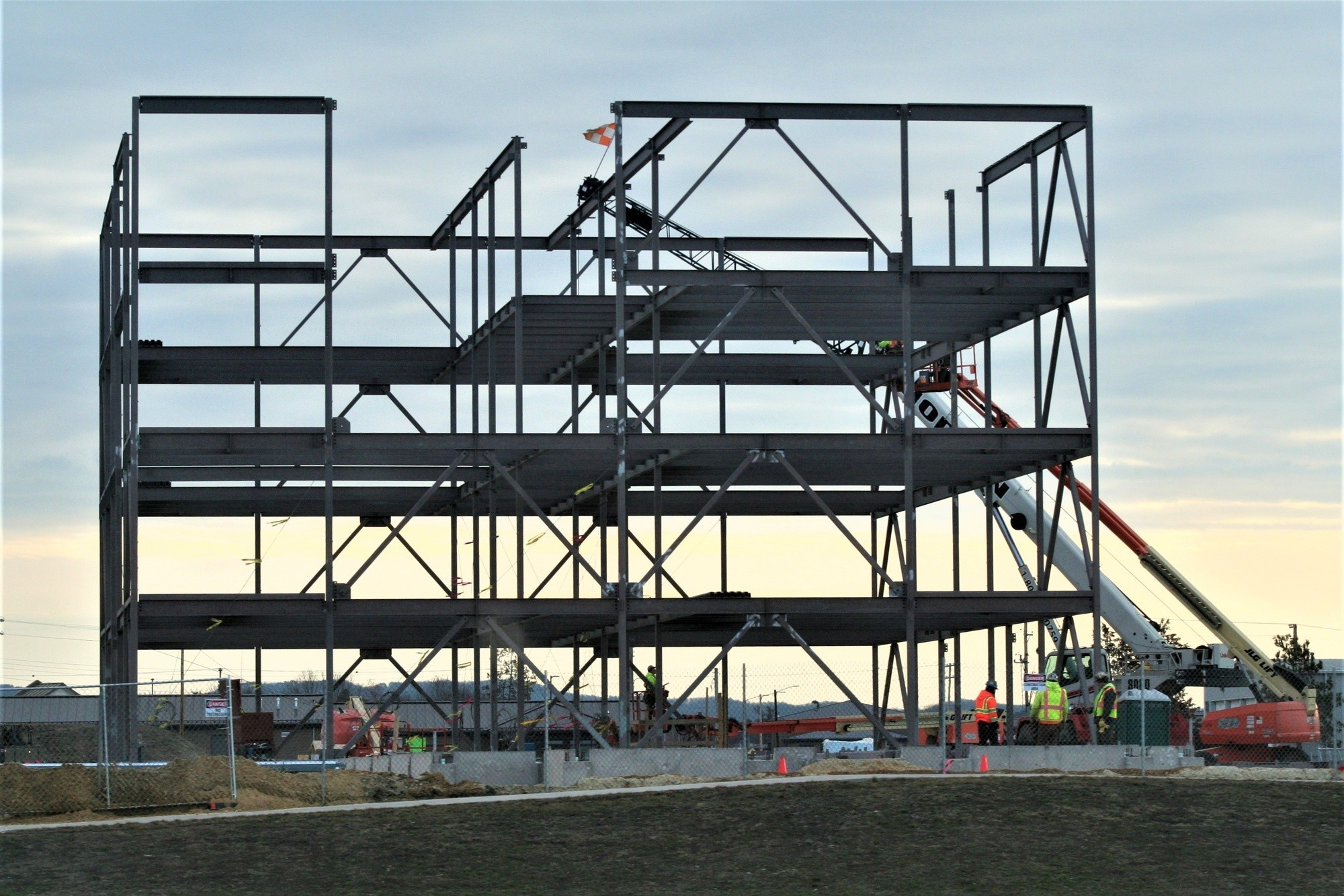 Photo Story: February 2024 barracks construction operations at Fort ...