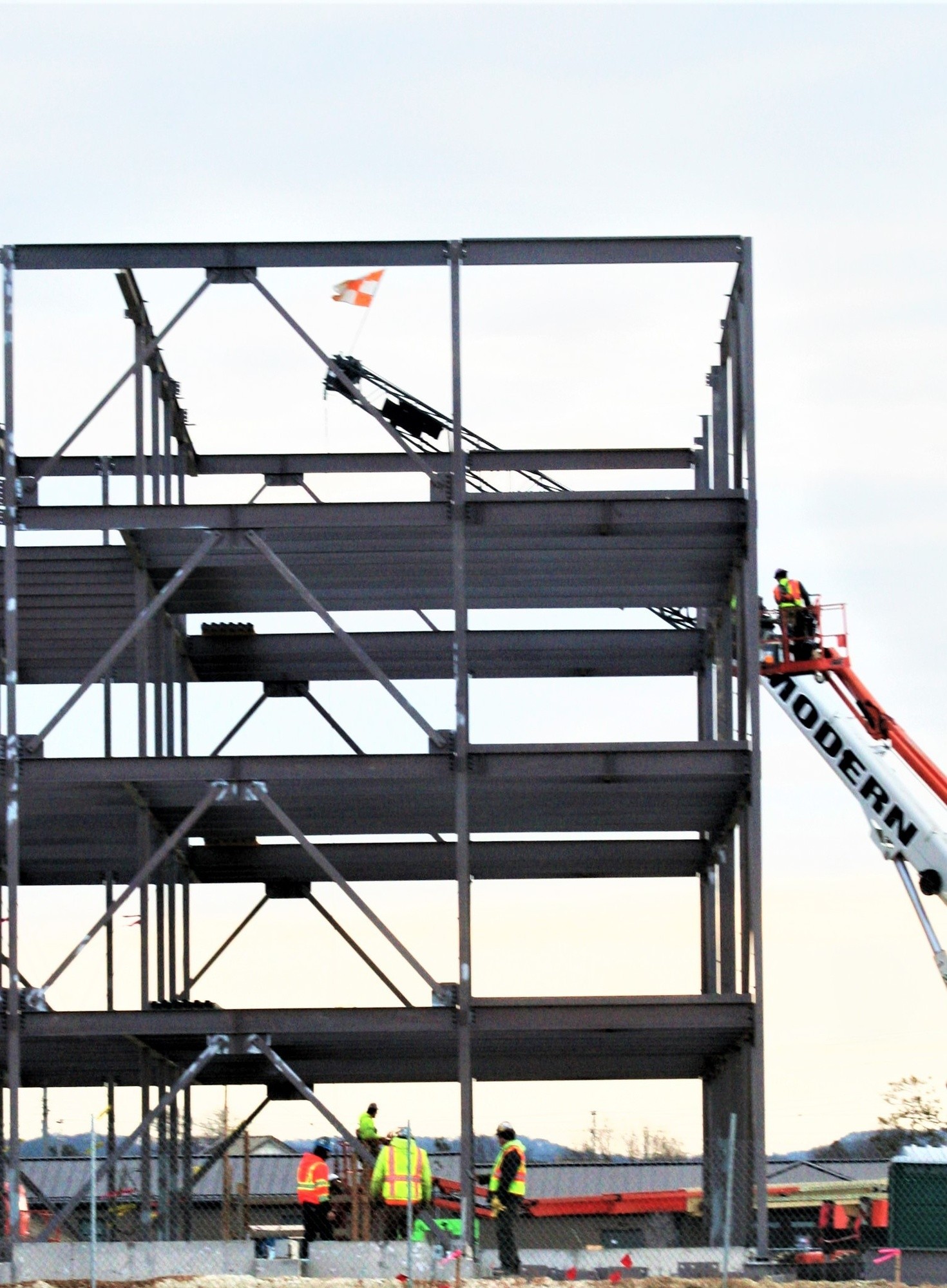 Photo Story: February 2024 barracks construction operations at Fort ...