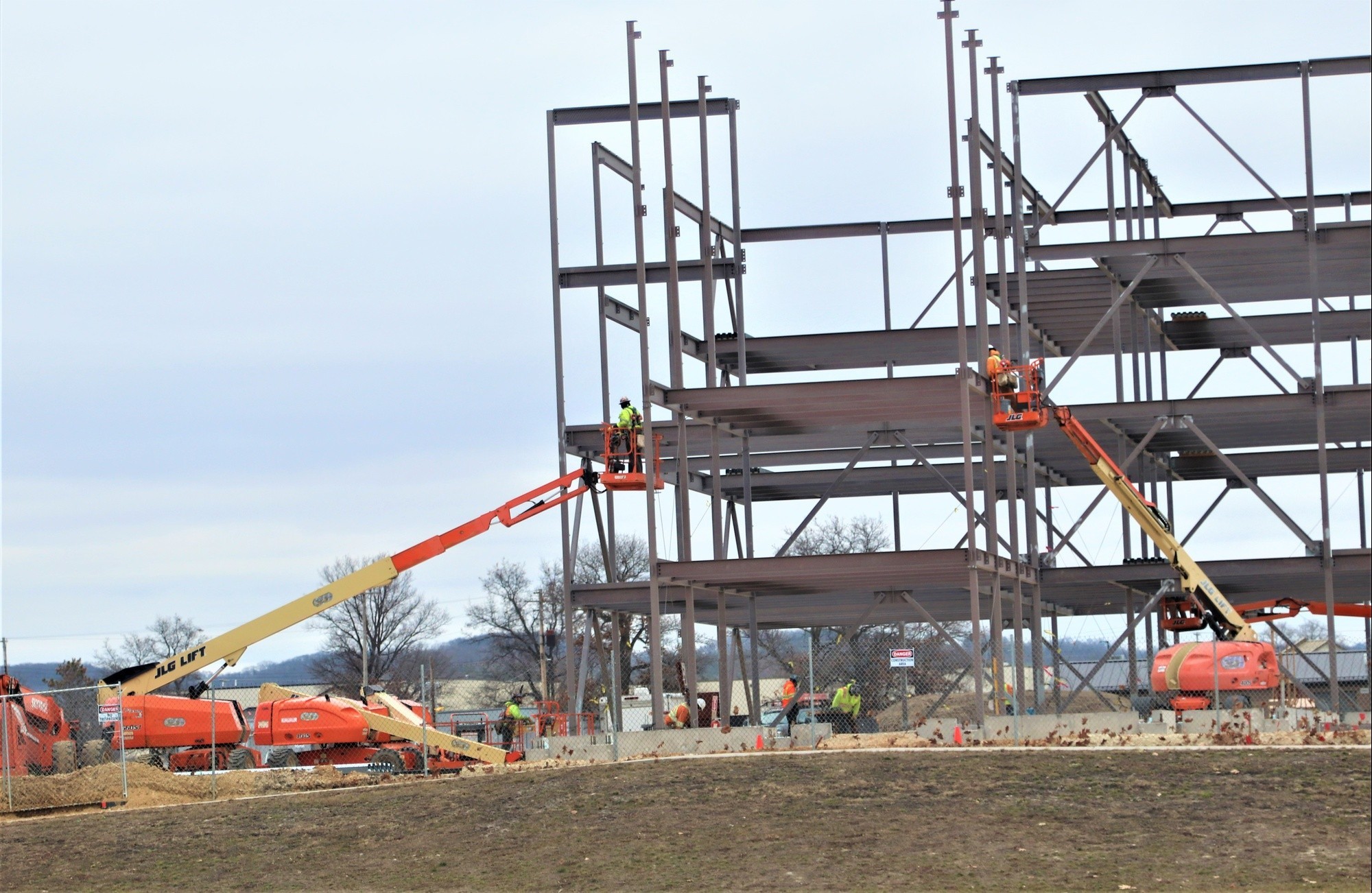 Photo Story: February 2024 barracks construction operations at Fort ...