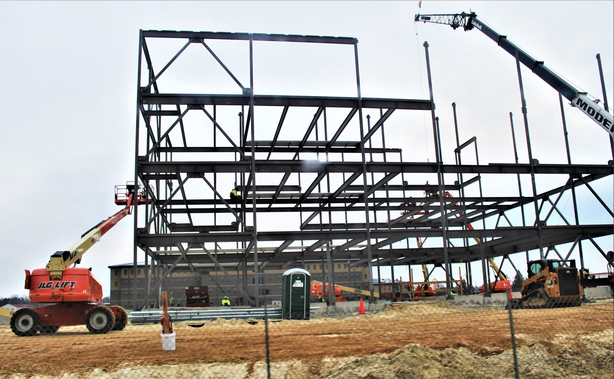 Photo Story: February 2024 barracks construction operations at Fort ...