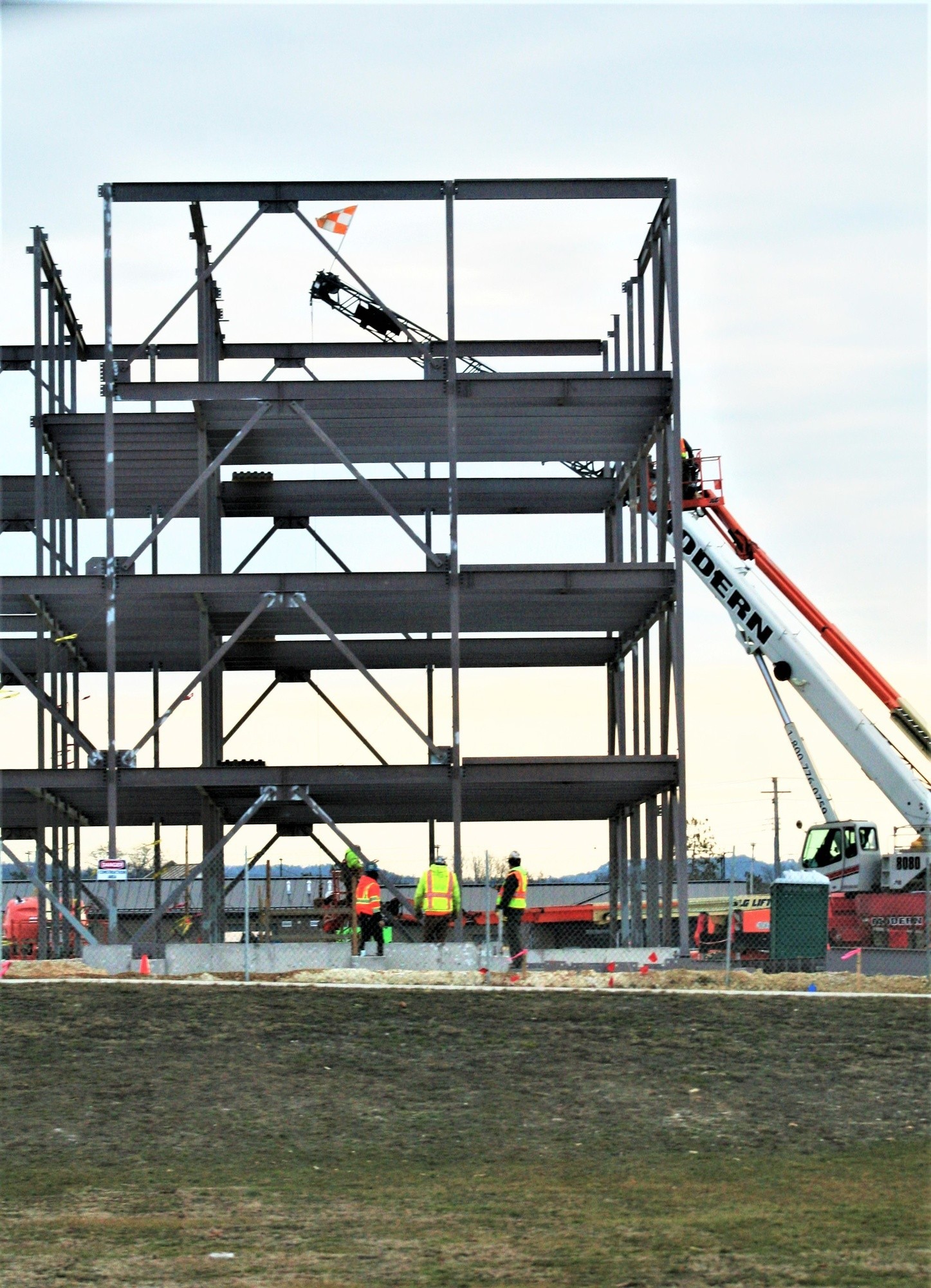 Photo Story: February 2024 barracks construction operations at Fort ...