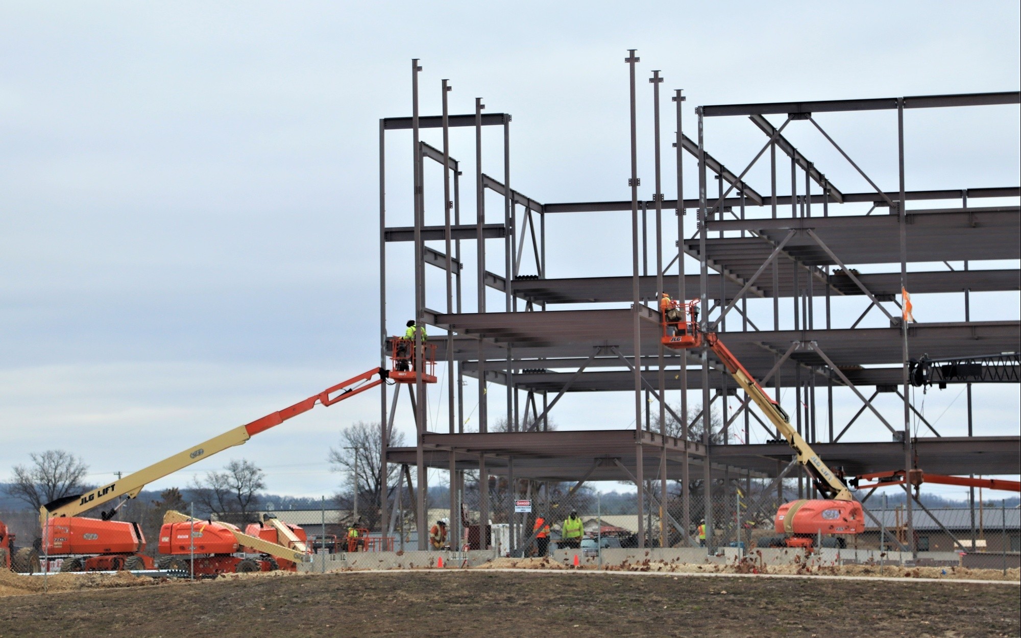 Photo Story: February 2024 barracks construction operations at Fort ...