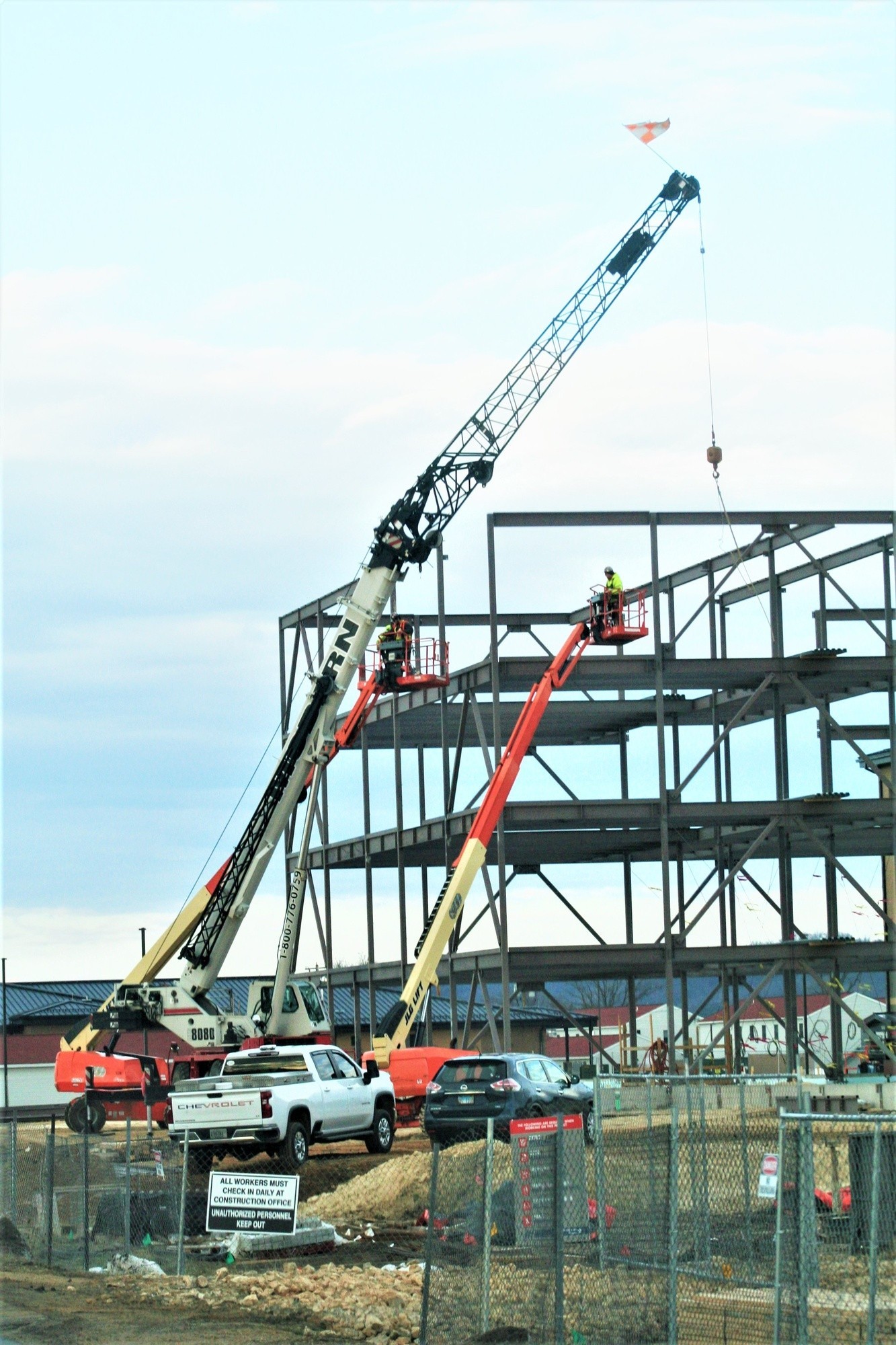 Photo Story: February 2024 barracks construction operations at Fort ...