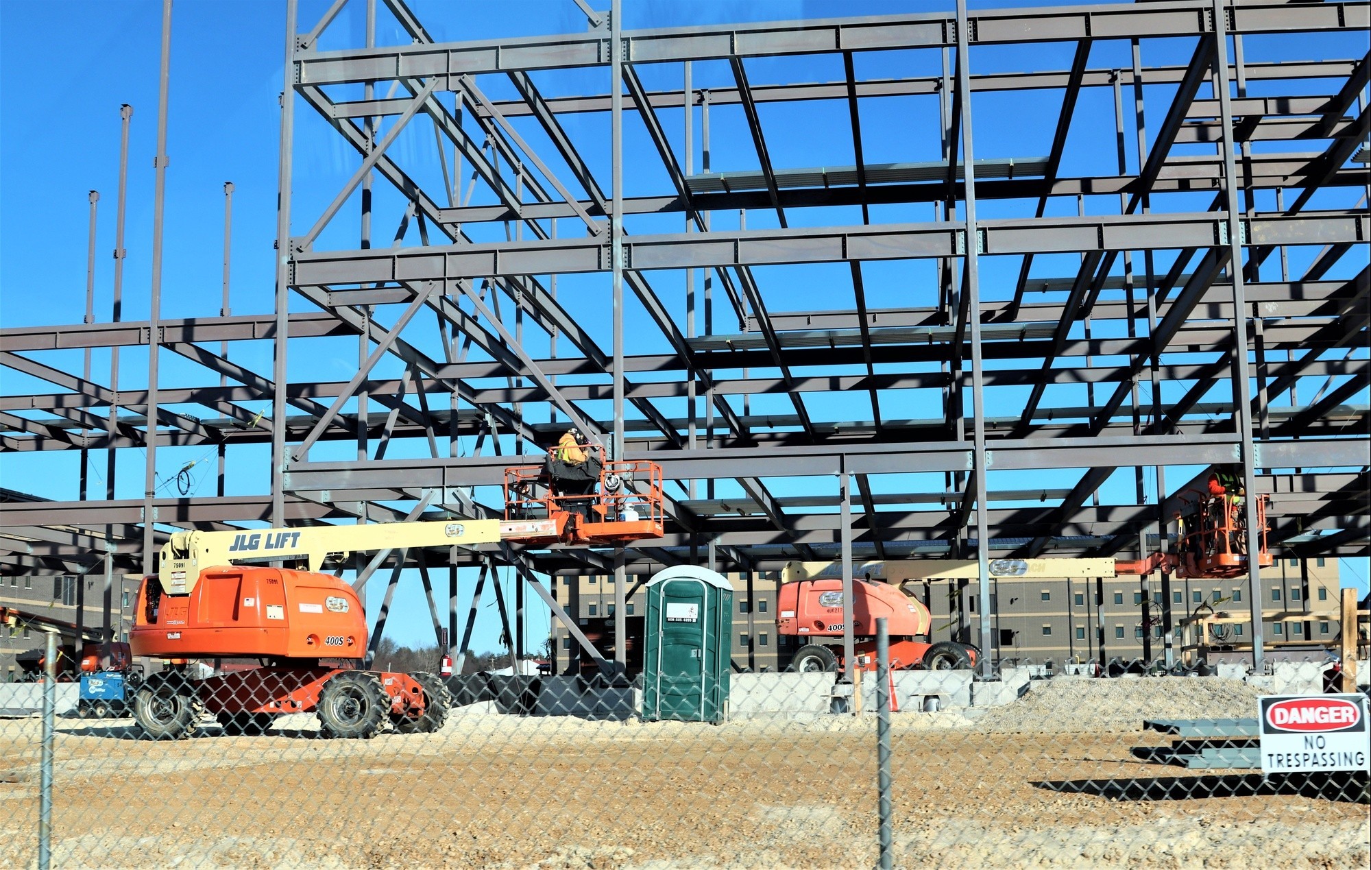 Photo Story: February 2024 barracks construction operations at Fort ...