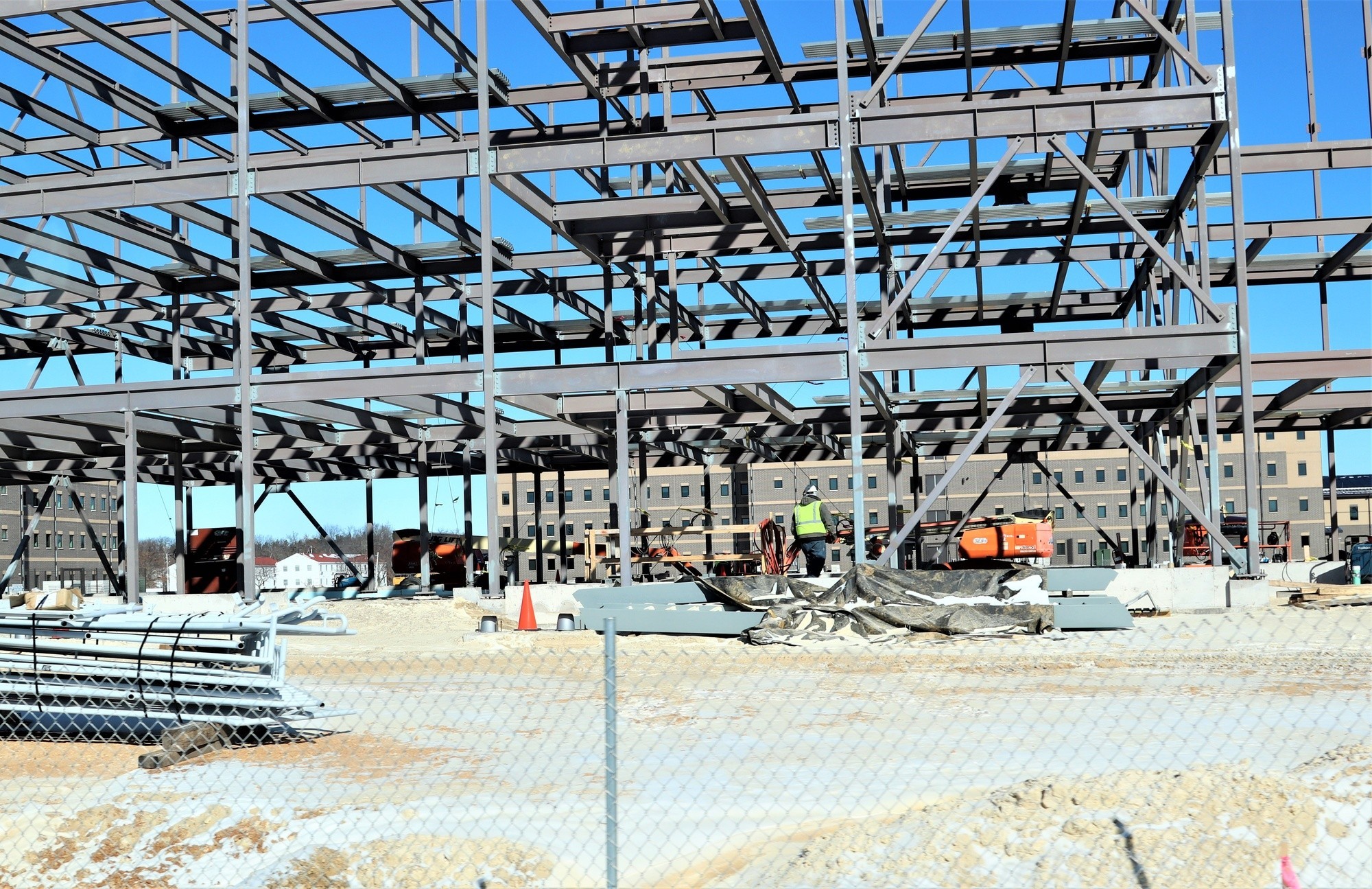 Photo Story: February 2024 barracks construction operations at Fort ...