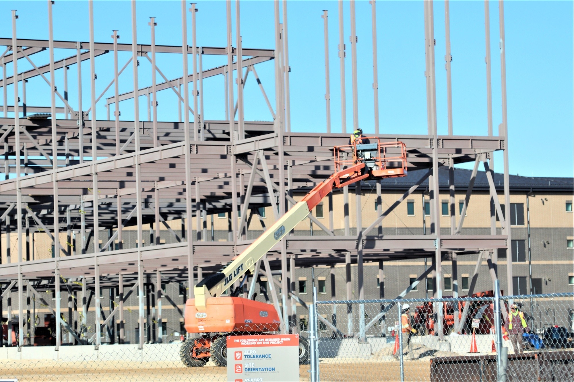 Photo Story: February 2024 barracks construction operations at Fort ...