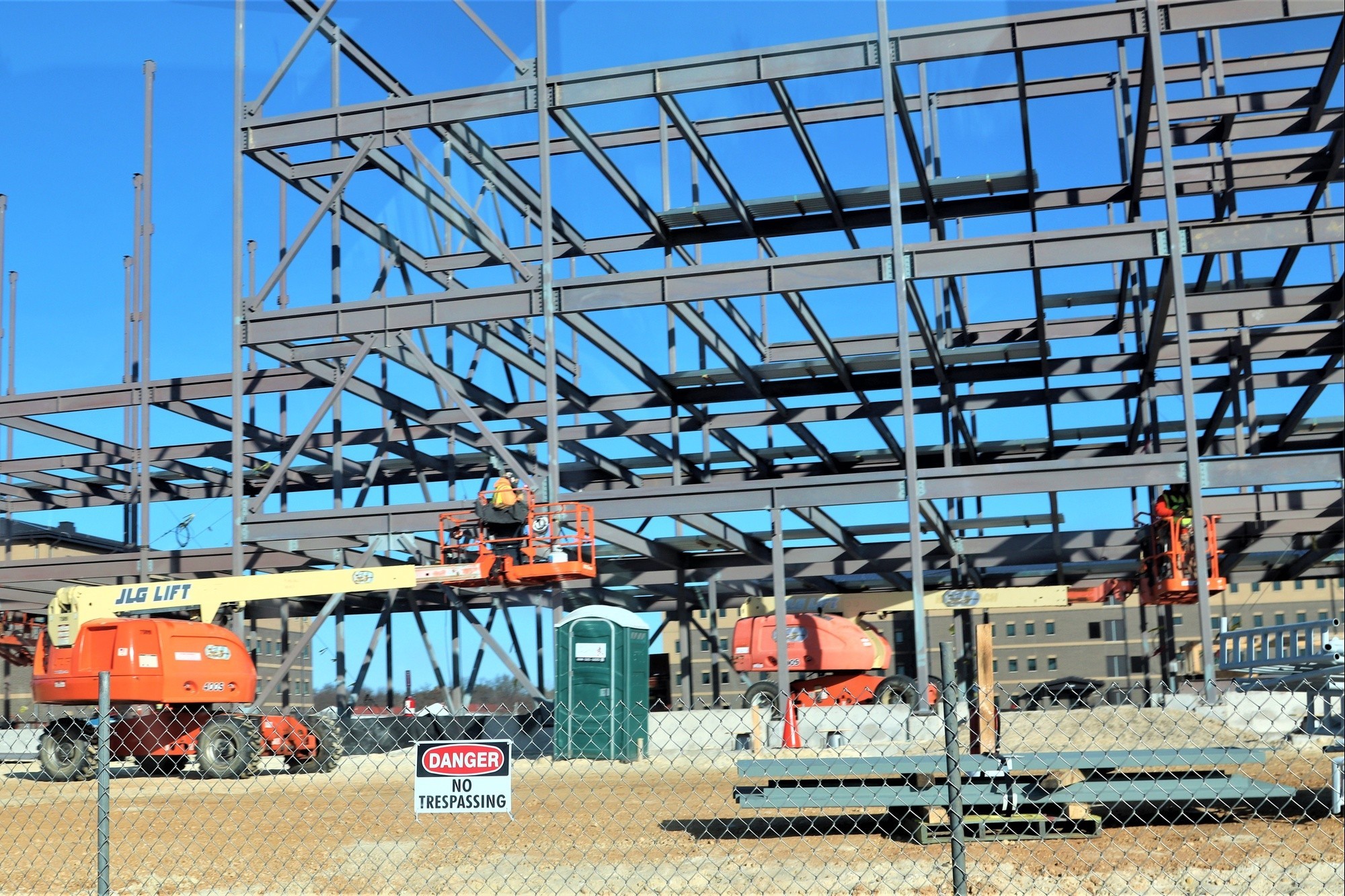 Photo Story: February 2024 barracks construction operations at Fort ...