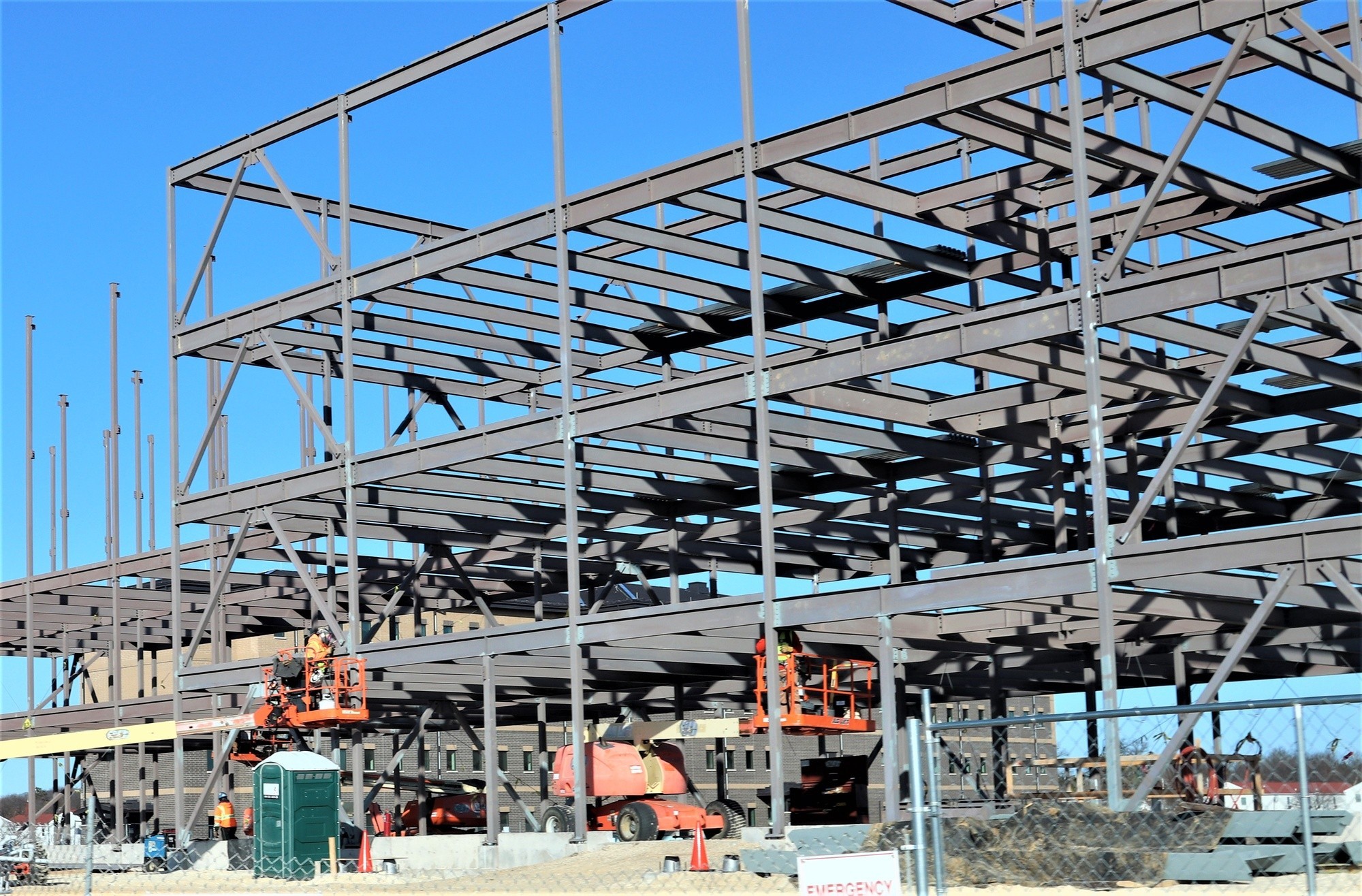 Photo Story: February 2024 barracks construction operations at Fort ...