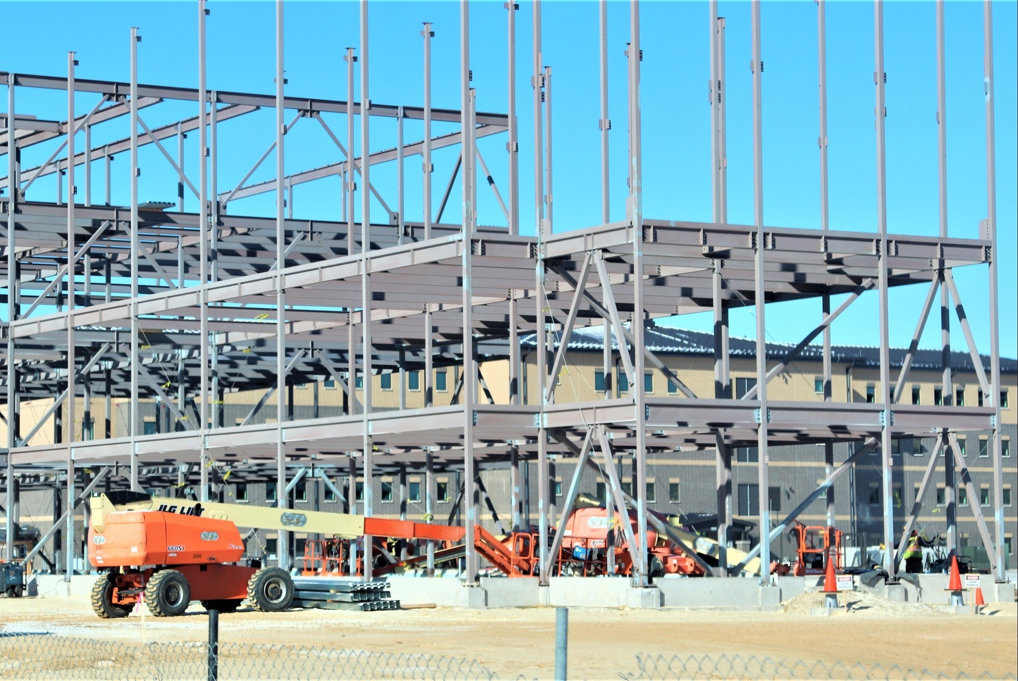 Photo Story: February 2024 barracks construction operations at Fort ...