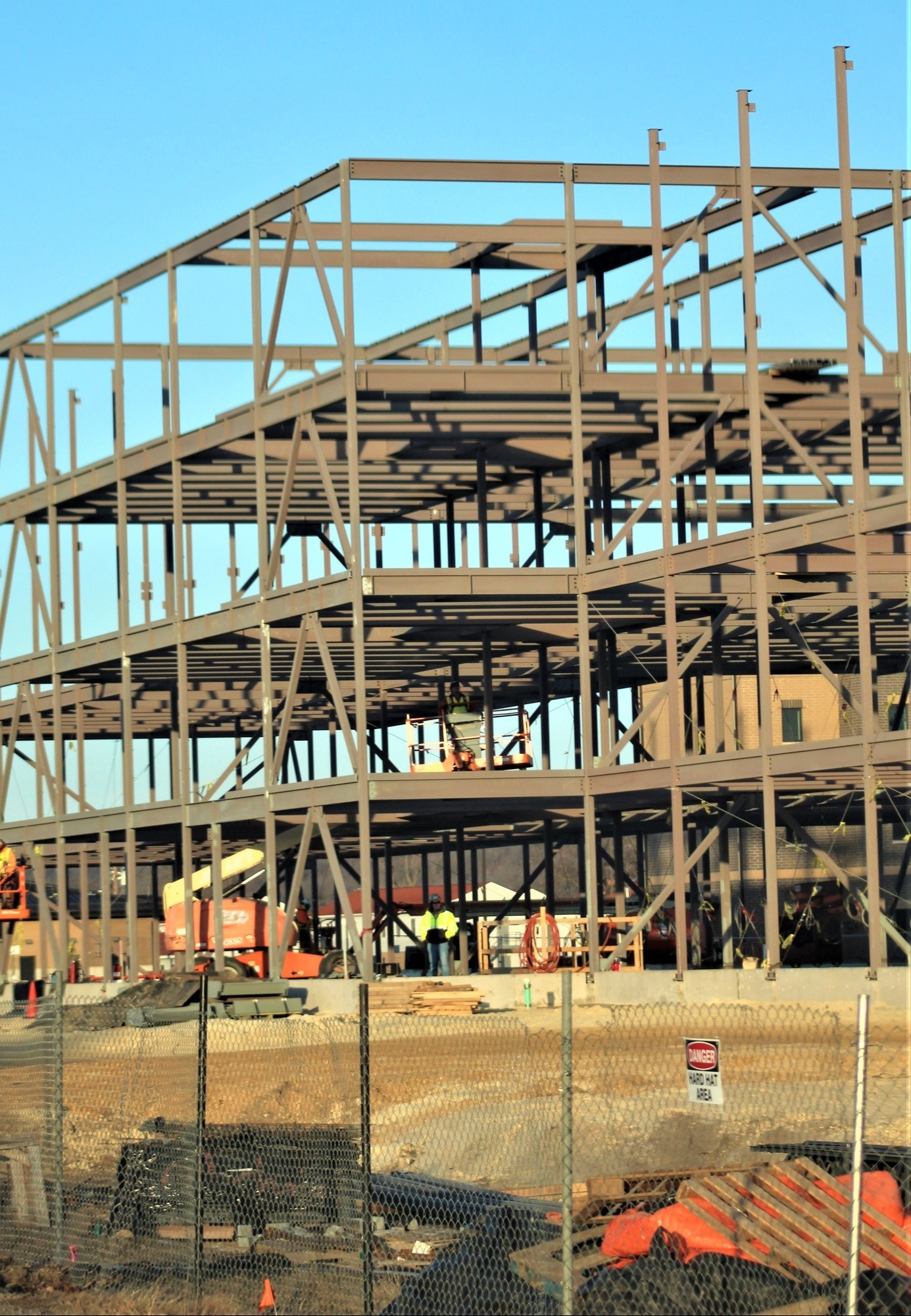 Photo Story: February 2024 barracks construction operations at Fort ...