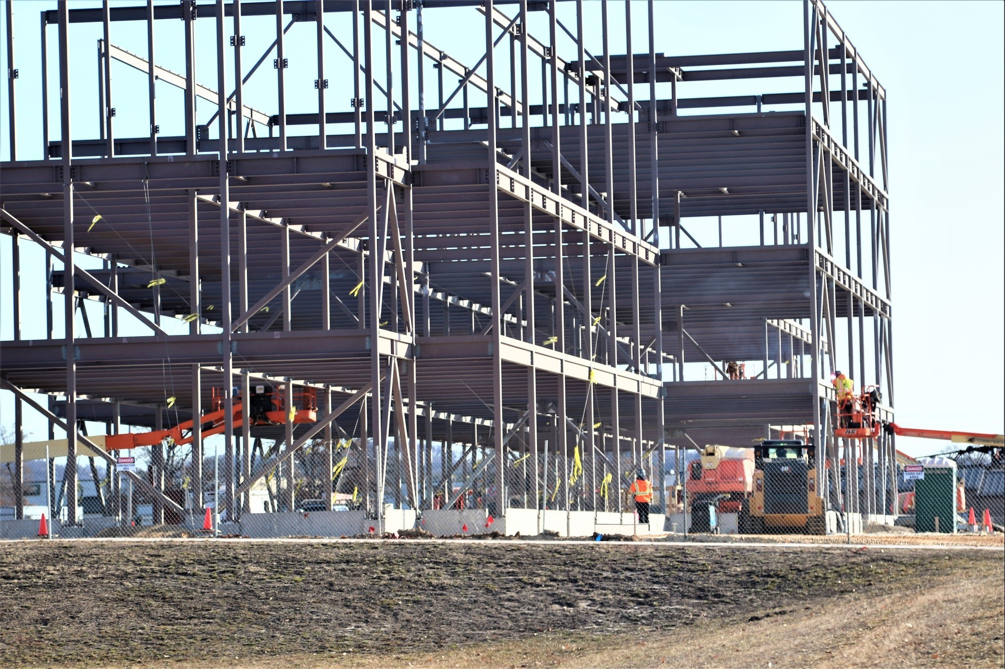Photo Story: February 2024 barracks construction operations at Fort ...