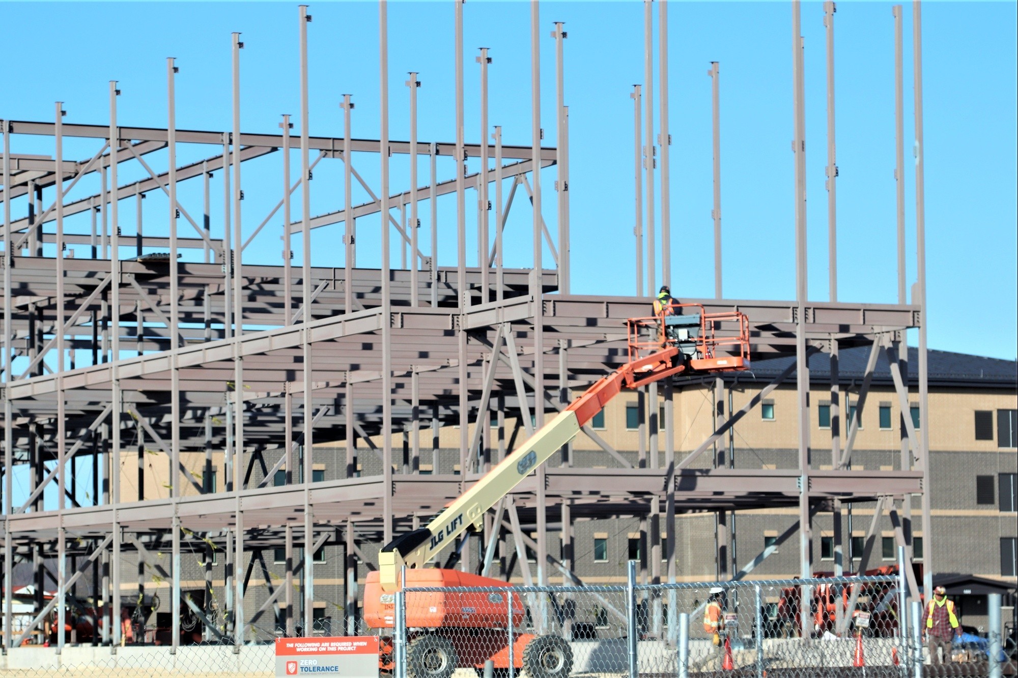 Photo Story: February 2024 barracks construction operations at Fort ...