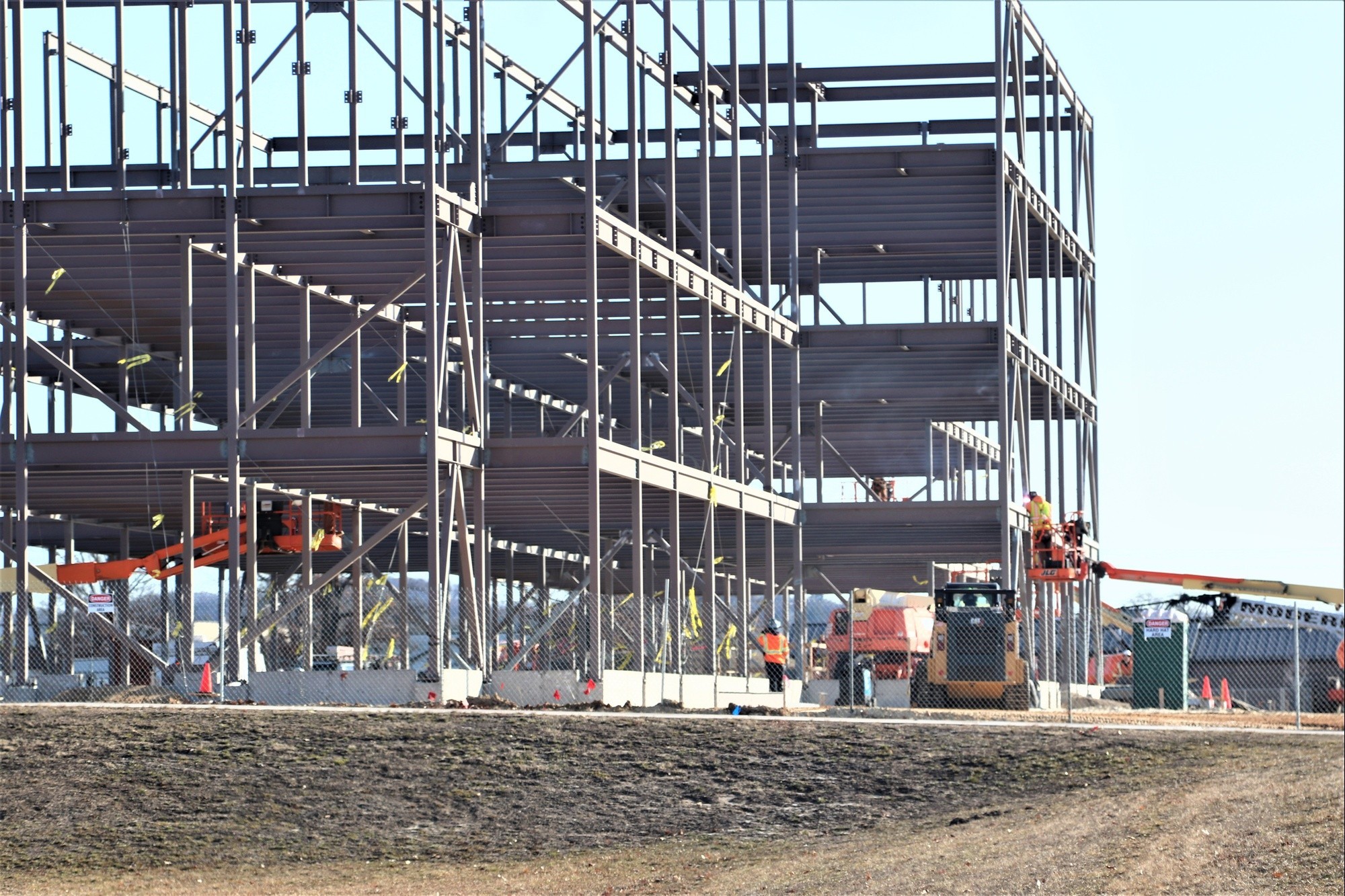 Photo Story: February 2024 barracks construction operations at Fort ...