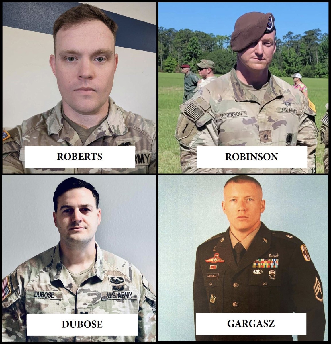 Four Fort Johnson Soldiers administer medical aid to person in need ...