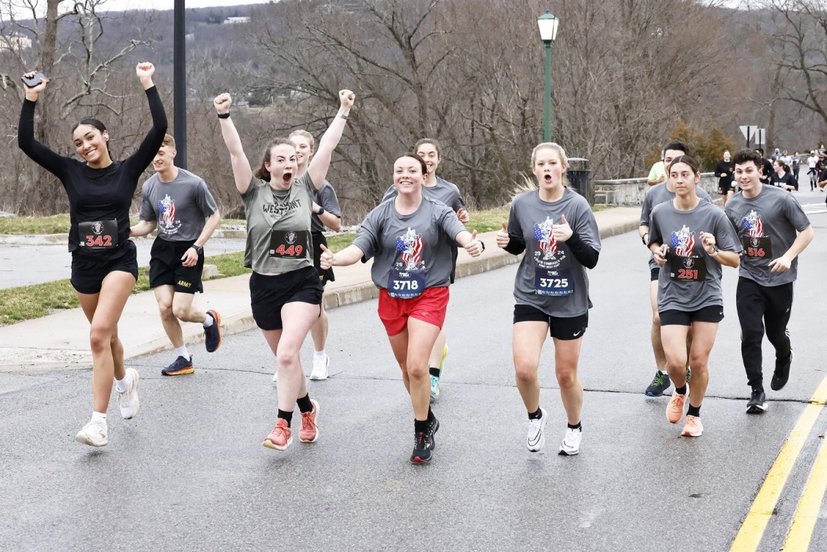 Cadet Marathon team hosts half marathon, honors fallen graduates ...