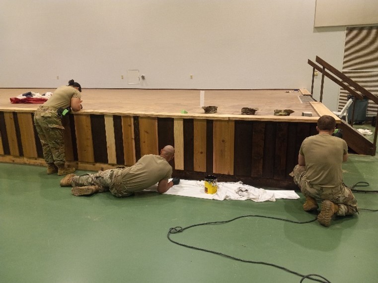 NCO Academy class gives Nutter Field House stage ‘a fresh new look ...