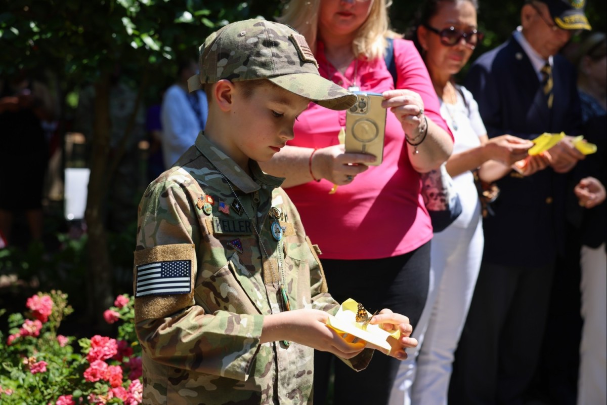 Butterflies released in honor of the fallen | Article | The United ...