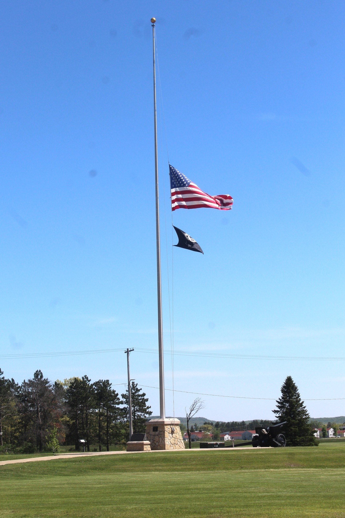 Photo Story: Flag set at half-staff at Fort McCoy for 2024 National ...